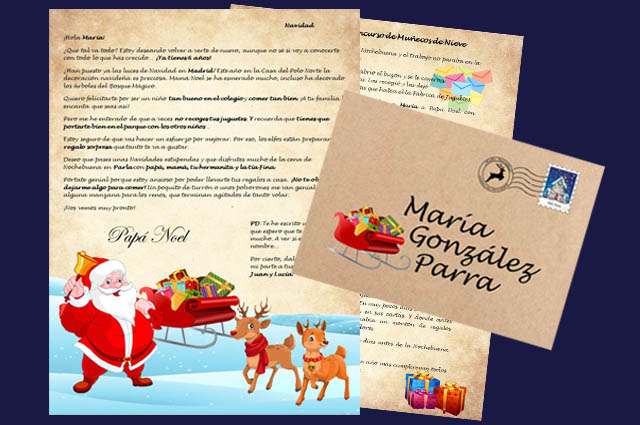 Carta Papá Noel a los niños【 DESCARGABLE 】 ️